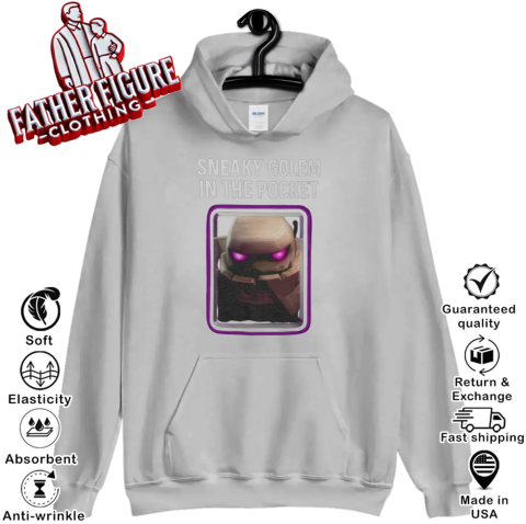 Clash Royale Sneaky Golem In The Pocket Hoodie - Father Figure Clothing
