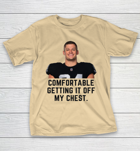 Carl Nassib Shirt Comfortable Getting It Off My Chest T-Shirt | Tee For Sports