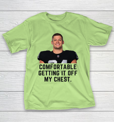 Carl Nassib Shirt Comfortable Getting It Off My Chest T-Shirt | Tee For Sports